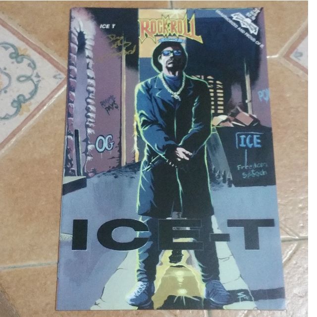 Rock N Roll Comics Ice-T Signed Revolutionary Comics 1991 Hip Hop ...