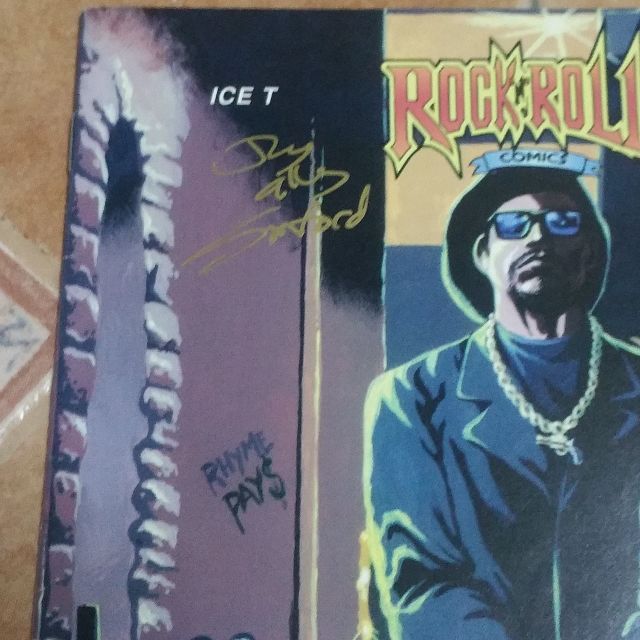 Rock N Roll Comics Ice-T Signed Revolutionary Comics 1991 Hip Hop ...