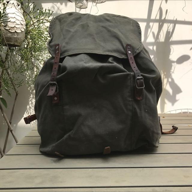 Vintage Pre-war Military Camping Bag, Men's Fashion, Bags, Sling Bags ...