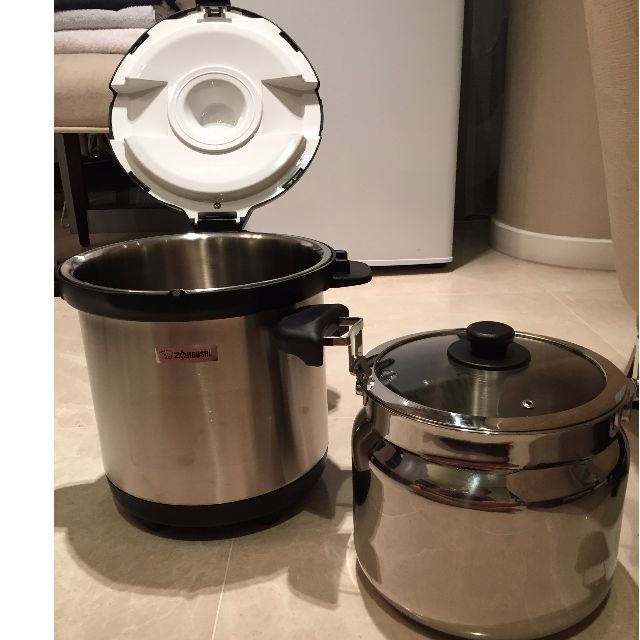 Zojirushi Stainless Steel 8L Thermal Vacuum Cooking Pot SN-XAE80, Home ...
