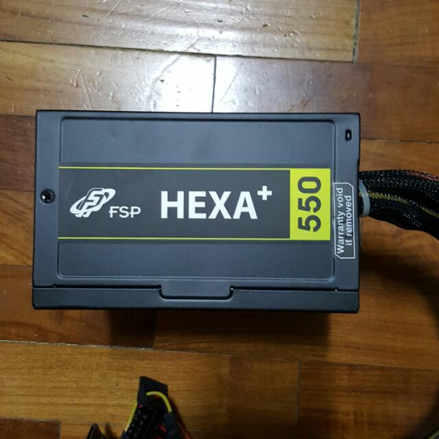 FSP HEXA+ 550W 80+ (reserved) , Computers & Tech, Desktops on Carousell