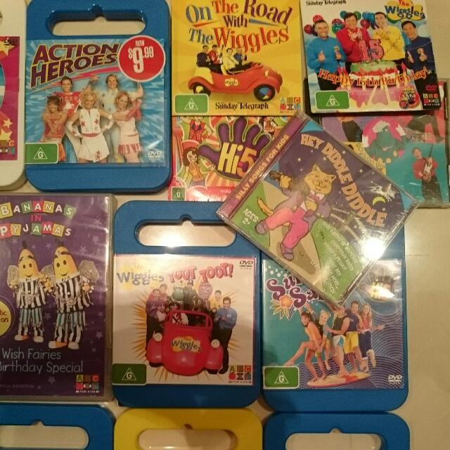Kids DVD Collection - The Wiggles, Bananas In Pyjamas And Hi-5, Hobbies ...