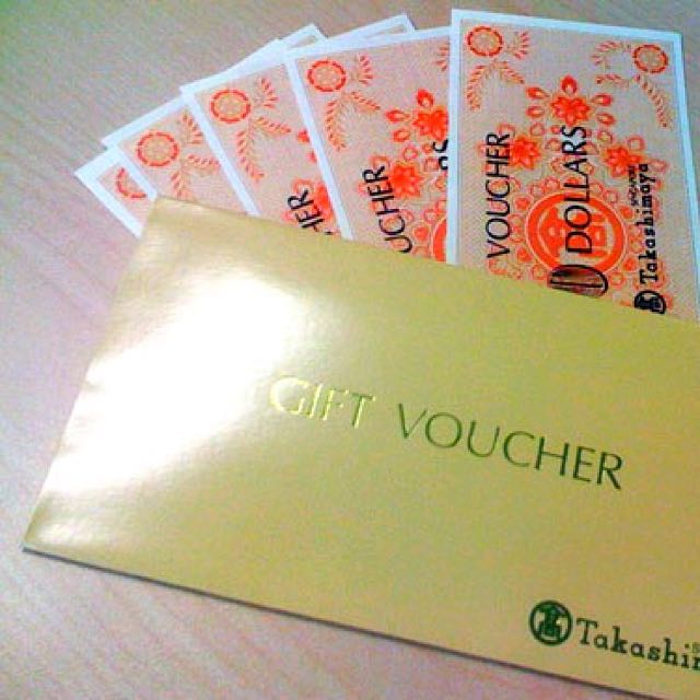 Takashimaya 50$ Voucher, Tickets & Vouchers, Vouchers on Carousell