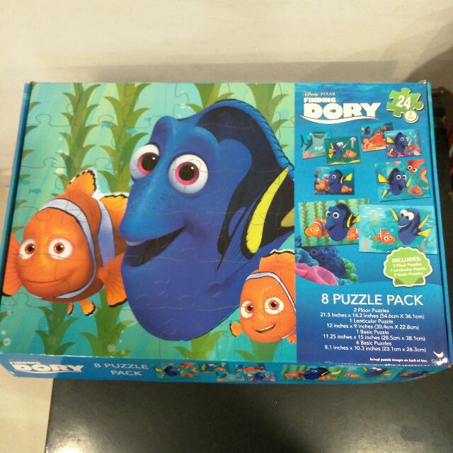 Finding Dory 8 Puzzle Pack, Hobbies & Toys, Toys & Games on Carousell