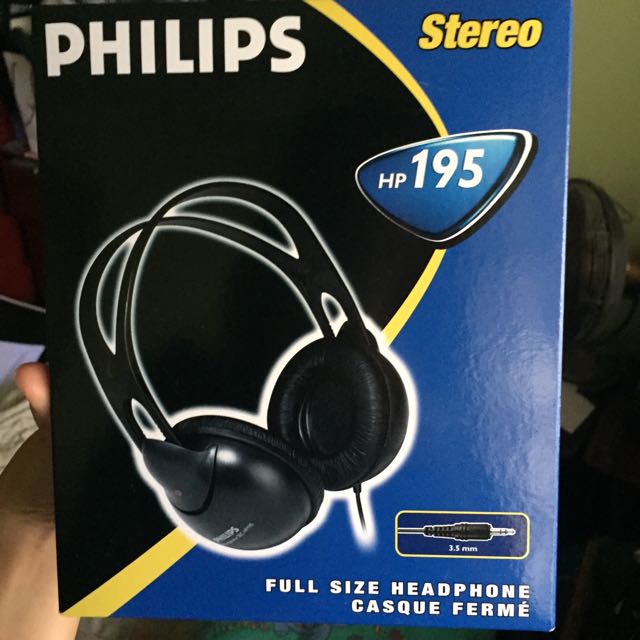 Philips Stereo HP195, Audio, Portable Audio Accessories on Carousell