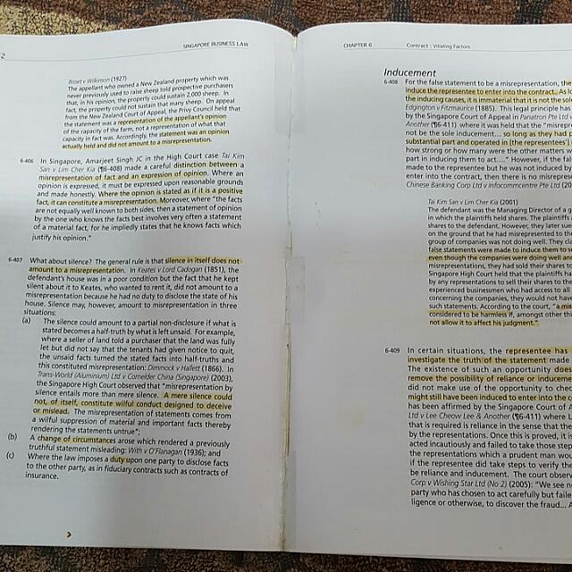 Singapore Business Law (4th Fourth Edition) By Benny S Tabalujan And Valerie Du Toit-Low ...