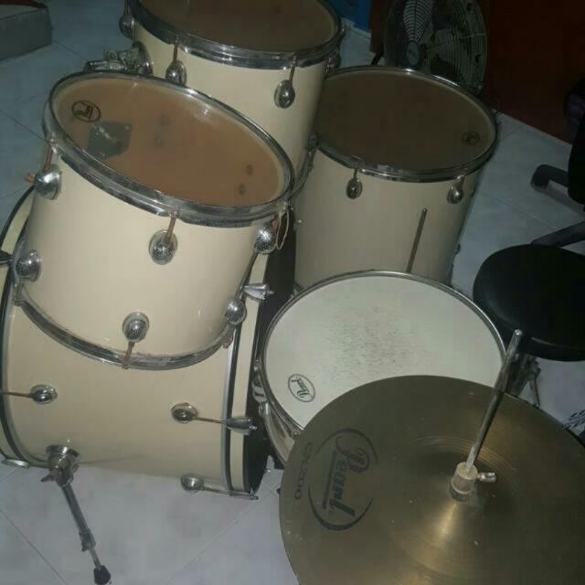 Pearl Target Series Drumset, Hobbies & Toys, Music & Media, Musical ...