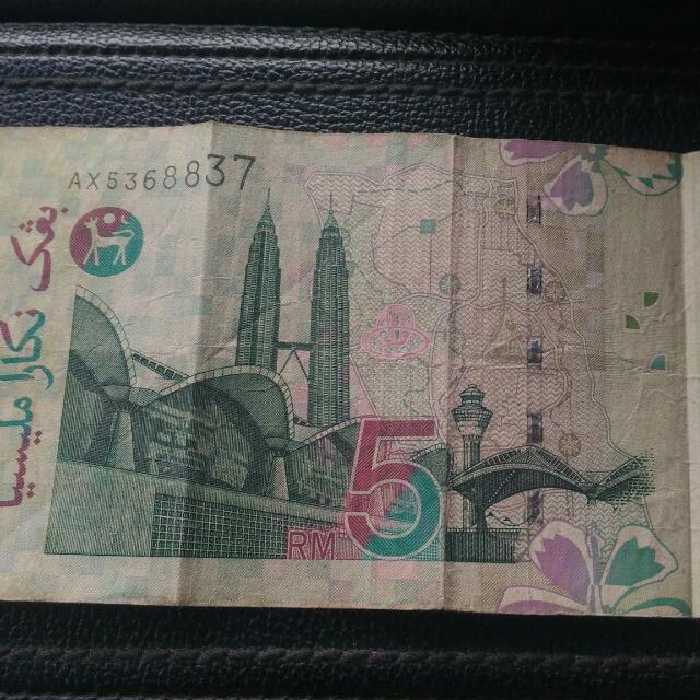 Rm5 Duit Kertas Lama, Hobbies & Toys, Collectibles & Memorabilia ...