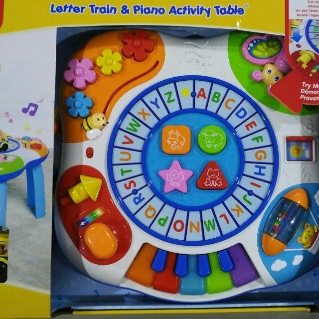 Winfun Letter Train And Piano Activity Table, Babies & Kids, Baby ...
