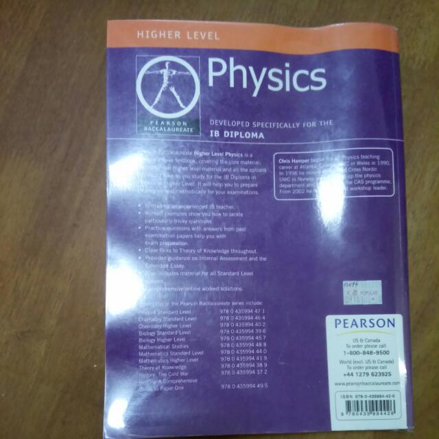 Higher Level Physics IB Textbook, Hobbies & Toys, Books & Magazines ...