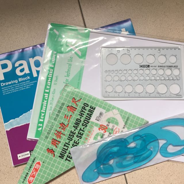 MA2005 Engineering Graphics Set, Hobbies & Toys, Stationery & Craft ...