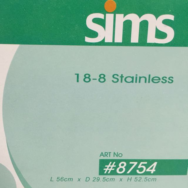 Sims (Sim Siang Choon) 2-tier Dish Rack, TV & Home Appliances, Kitchen ...