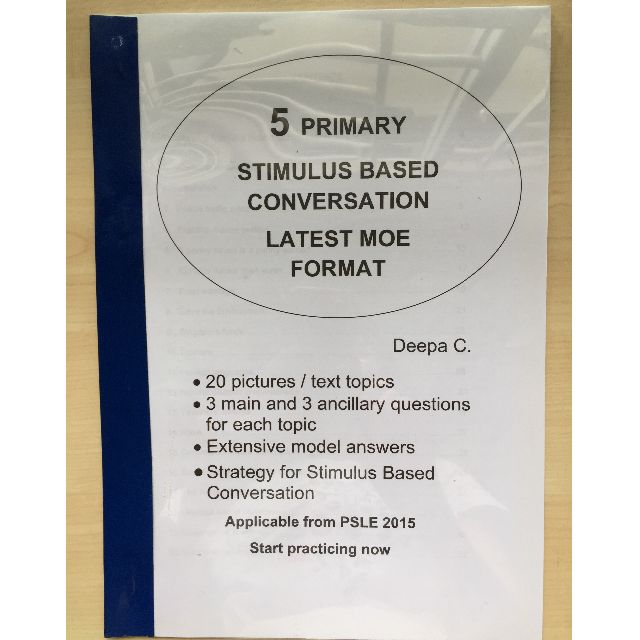 Stimulus Based Conversation Latest MOE Format - Primary 5 (PSLE English ...