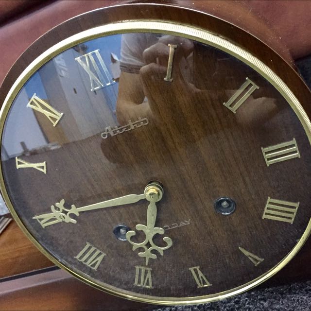 ANTIQUE JAPAN TABLE CLOCK, Furniture & Home Living, Home Decor, Vases ...