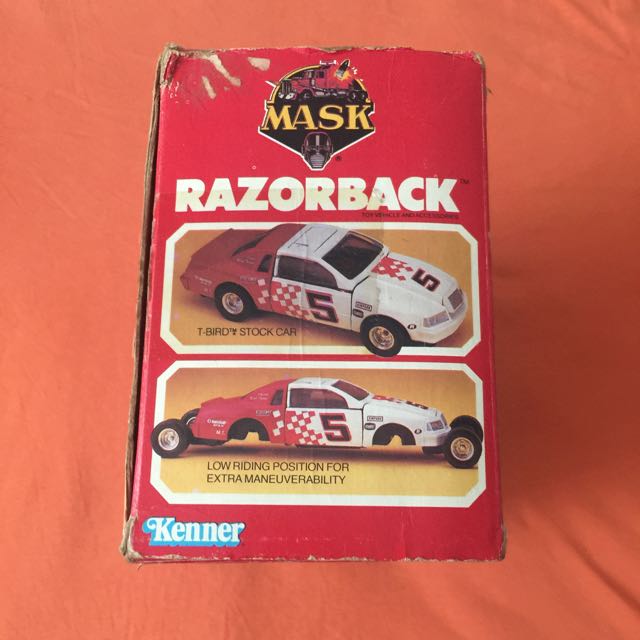 Complete MASK Razorback Vehicle With Brad Turner Figure & Box Kenner ...