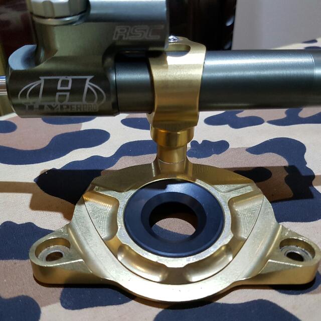 Hyperpro Rsc Titanium Damper With Mounting Kit, Motorcycles on Carousell