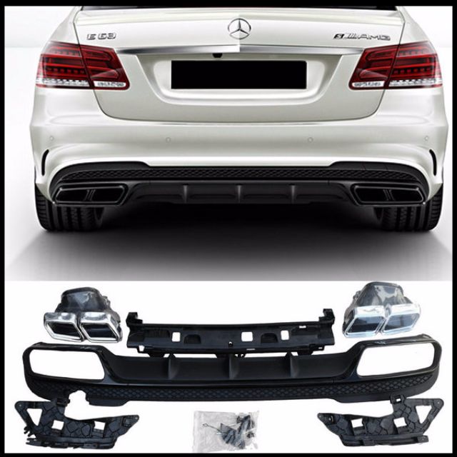 Mercedes Benz W212 AMG E63 Diffuser Retrofit Kit, Auto Accessories on ...