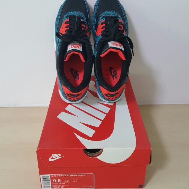 Nike Air Max 90 Anniversary "Infrared Snake", Men's Fashion, Footwear ...