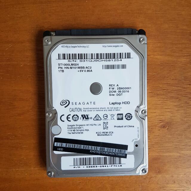 Seagate 1 TB hdd for laptop, Computers & Tech, Laptops & Notebooks on ...