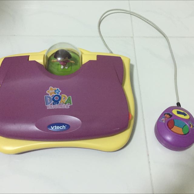 Vtech Dora The Explorer Laptop, Babies & Kids, Toys & Walkers on Carousell