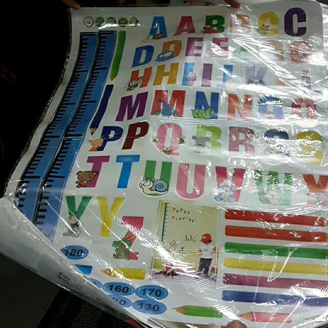 ABC Stickers, Babies & Kids, Babies & Kids Fashion on Carousell