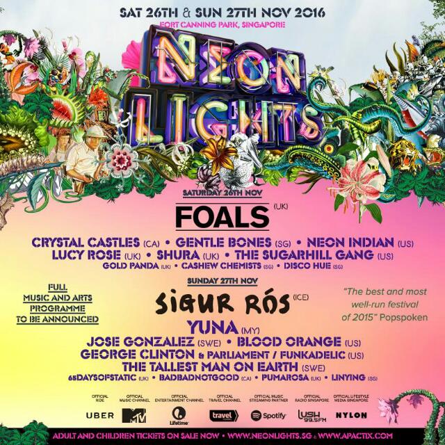 Neon Lights DAY 1 ticket, Tickets & Vouchers, Event Tickets on Carousell
