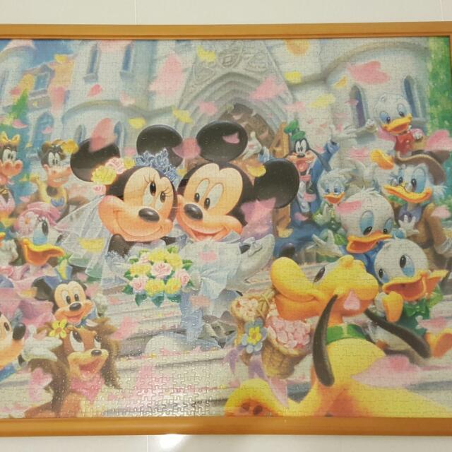 Original Mickey Mouse Jig Saw Puzzle, Hobbies & Toys, Toys & Games on ...