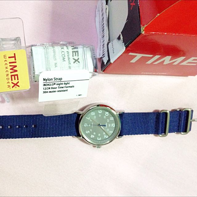 Timex Indiglo Weekender Unisex watch, Women's Fashion, Watches & Accessories, Watches on Carousell