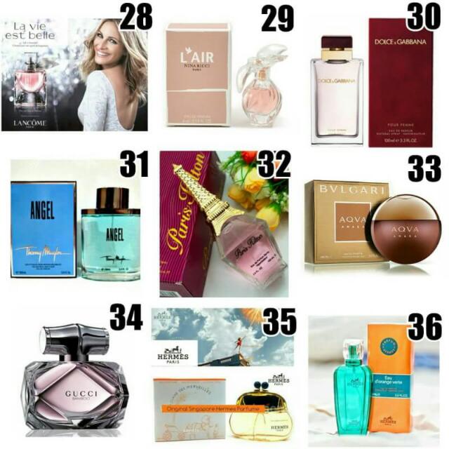 51 katalog parfum wanita, Olshop Fashion, Olshop Wanita di Carousell