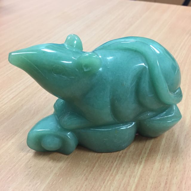 Green Jade Mouse, Women's Fashion, Jewelry & Organisers, Precious ...