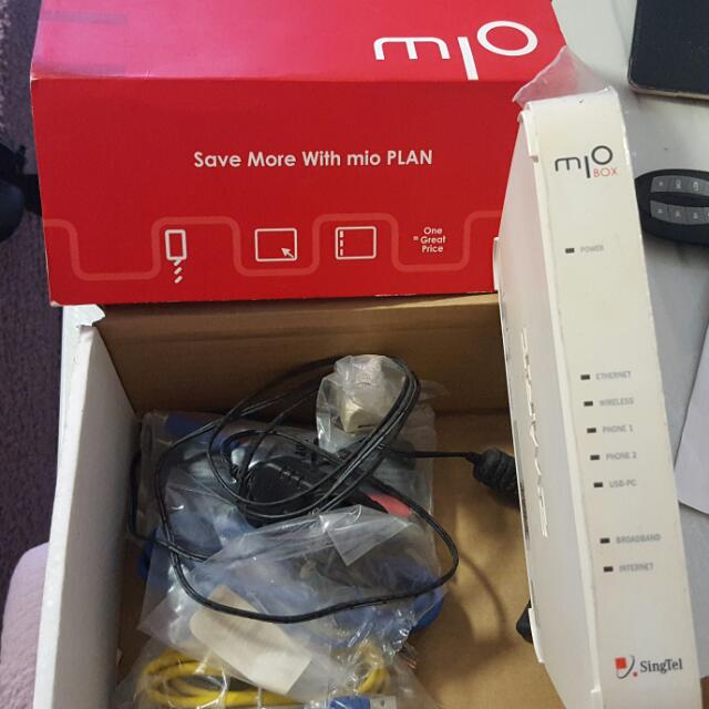 Mio Router (Singtel), Computers & Tech, Laptops & Notebooks on Carousell