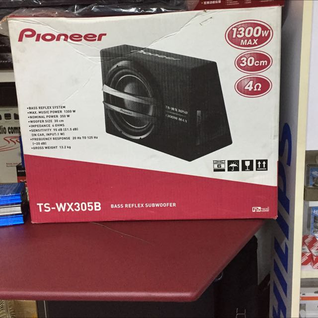 Pioneer Ts-wx305b Bass Reflex Subwoofer 30 Cm, Car Accessories on Carousell