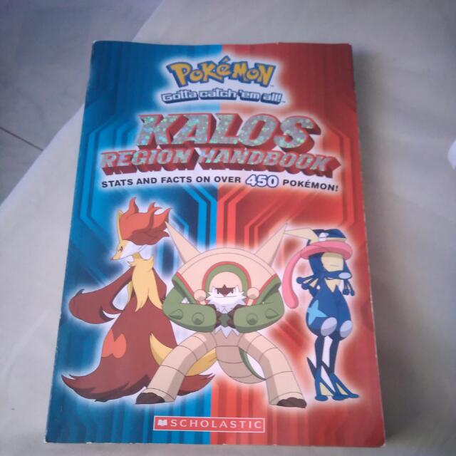 Pokemon KALOS Region handbook, Hobbies & Toys, Books & Magazines ...