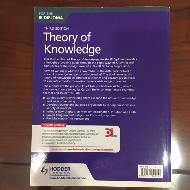 IB TOK Theory Of knowledge Textbook 3rd Edition, Hobbies & Toys, Books ...