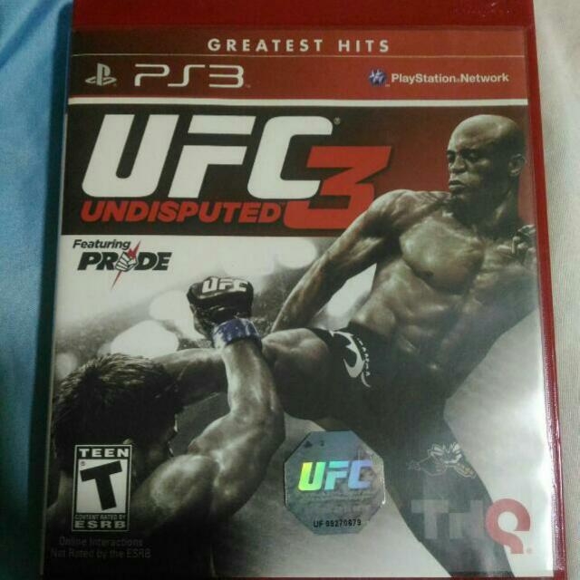 Ufc3, Video Gaming, Video Games, PlayStation on Carousell
