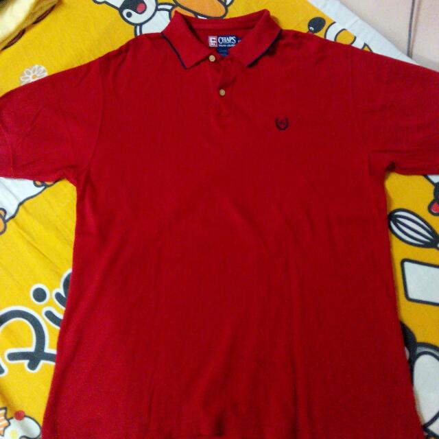 Authentic Chaps Polo Sports, Men's Fashion, Tops & Sets, Tshirts & Polo ...