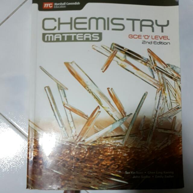 Chemistry Matters for GCE 'O' Level (2nd Edition) Textbook, Hobbies ...