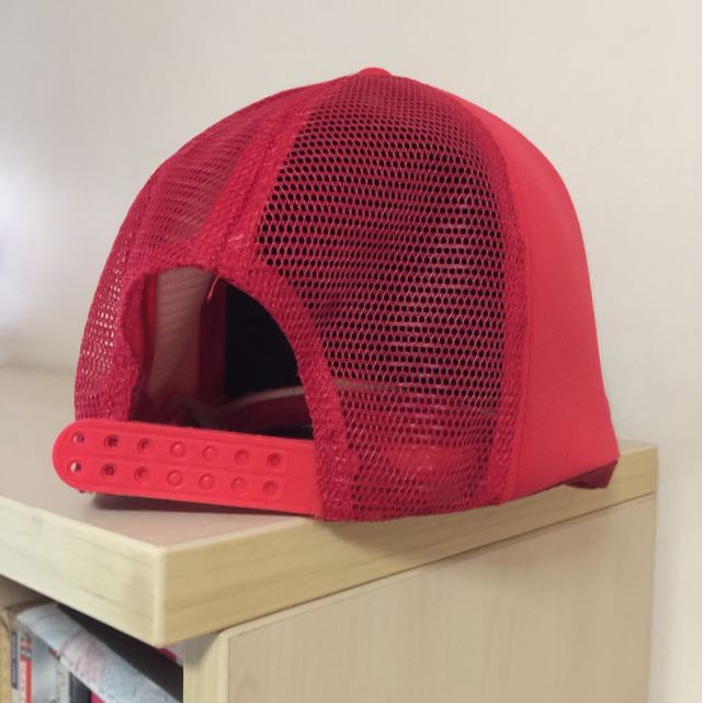 [Pending] Red Monster Cap, Men's Fashion, Watches & Accessories, Caps ...