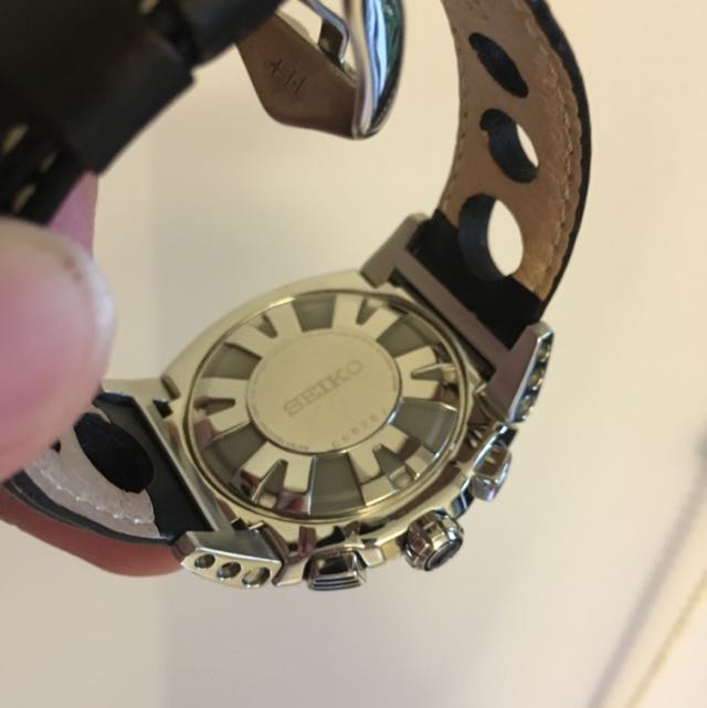 Seiko F1 Sportura 1/100 Retrograde Chronograph - JENSON BUTTON EDITION ...