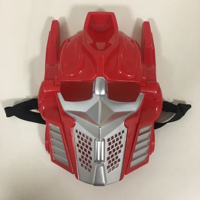Transformer Mask (red/silver), Hobbies & Toys, Toys & Games on Carousell
