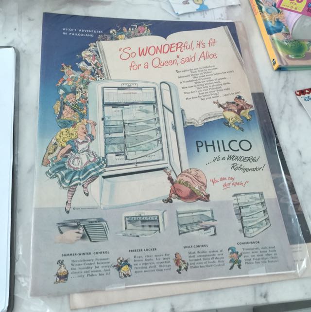 Alice In Wonderland Magazine Spread, Hobbies & Toys, Memorabilia ...