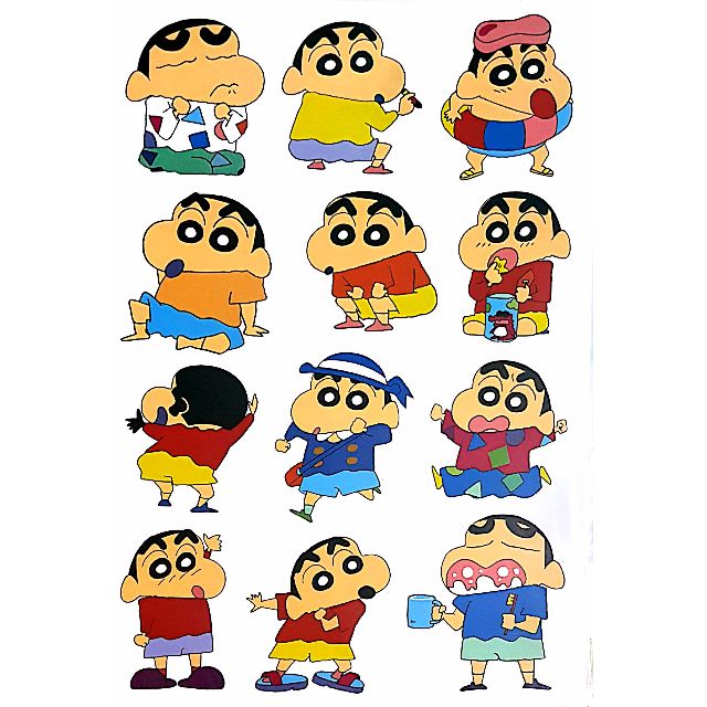 Crayon Shin Chan (La Bi Xiao Xin) Waterproof Decal Stickers, Everything Else on Carousell