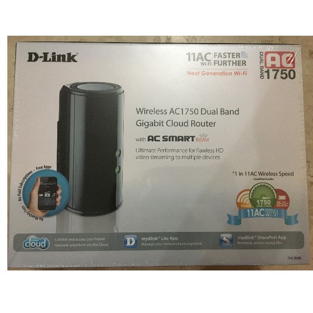 D-Link Wireless AC1750 Dual Band Gigabit Cloud Router, Computers & Tech ...
