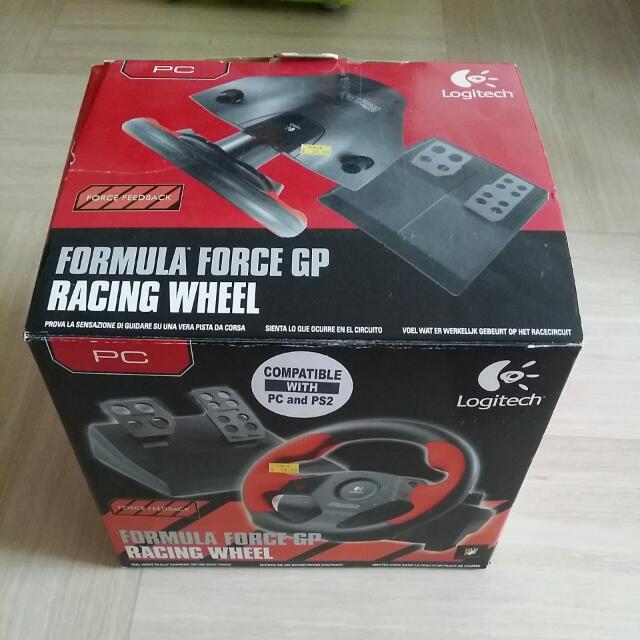 Formula Force GP Racing Wheel for PC / PS2, Video Gaming, Video Game ...