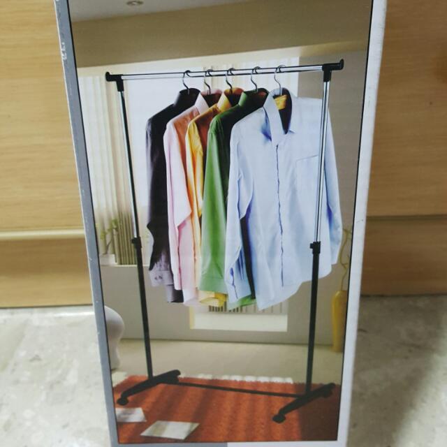 GARMENT RACK (SINGLE POLE), Furniture & Home Living, Furniture, Shelves ...