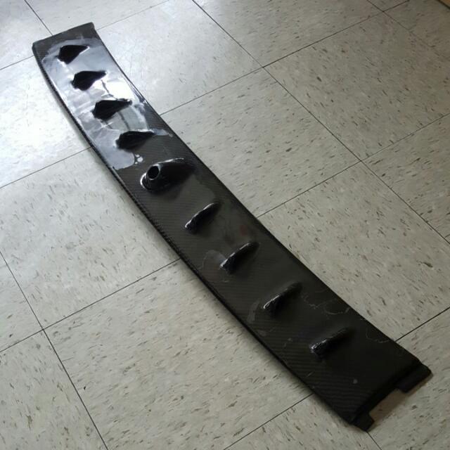 Lancer GLX CS3/ Evo 9 Carbon fibre Voltex Generator/ roof fin/ roof ...