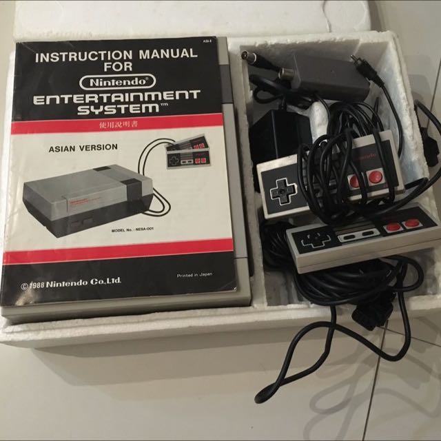 Nintendo 1st gen game console, Video Gaming, Video Game Consoles ...