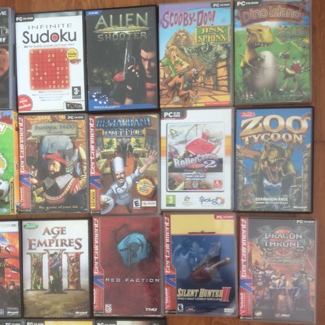 PC Games CD ROM, Video Gaming, Video Games, PlayStation on Carousell