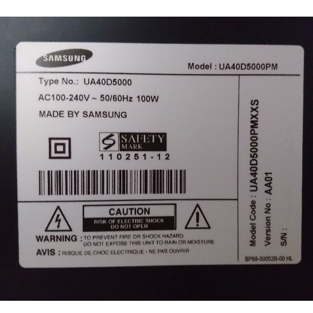 Samsung UA40D5000 40" Series 5 LED TV, TV & Home Appliances, TV & Entertainment, TV on Carousell