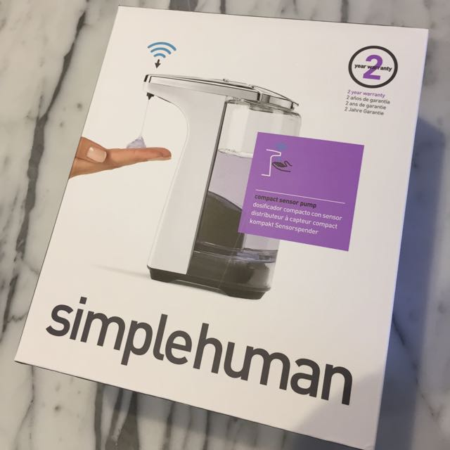 Simplehuman Sensor Soap Pump, Furniture & Home Living, Home Decor ...